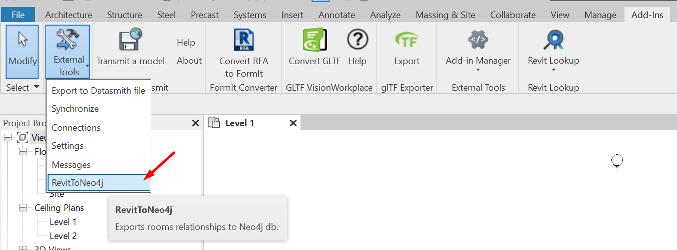 Integrate Neo4j with Revit: Graph Database for AEC Data