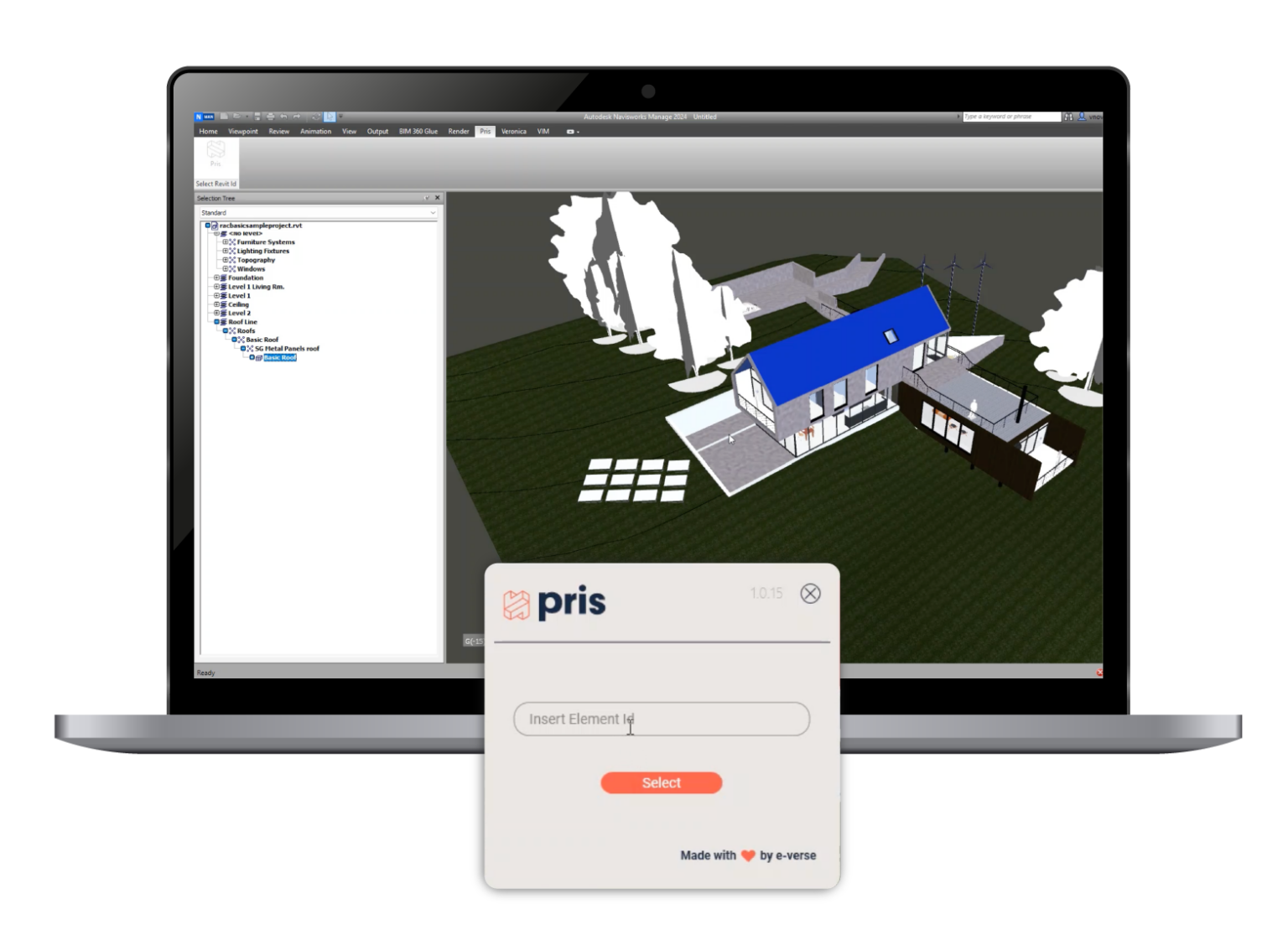Select Elements by Revit ID in Navisworks with Pris | e-verse